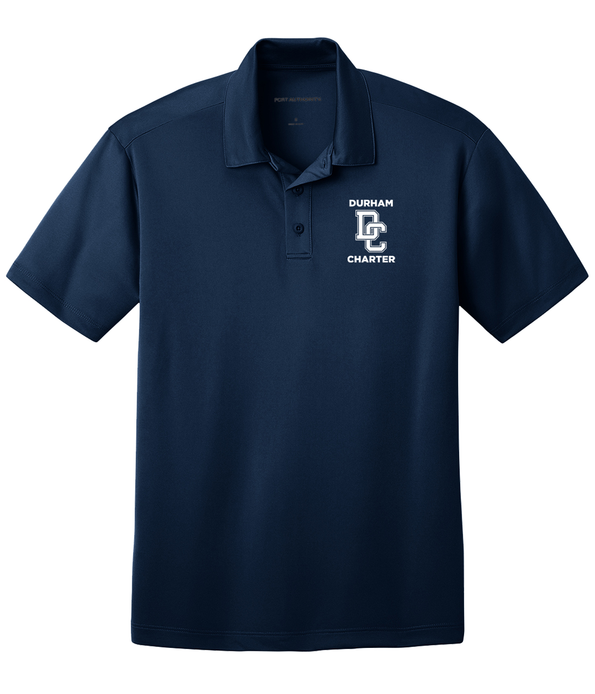 DC Logo Polo Navy - One Screenprinting